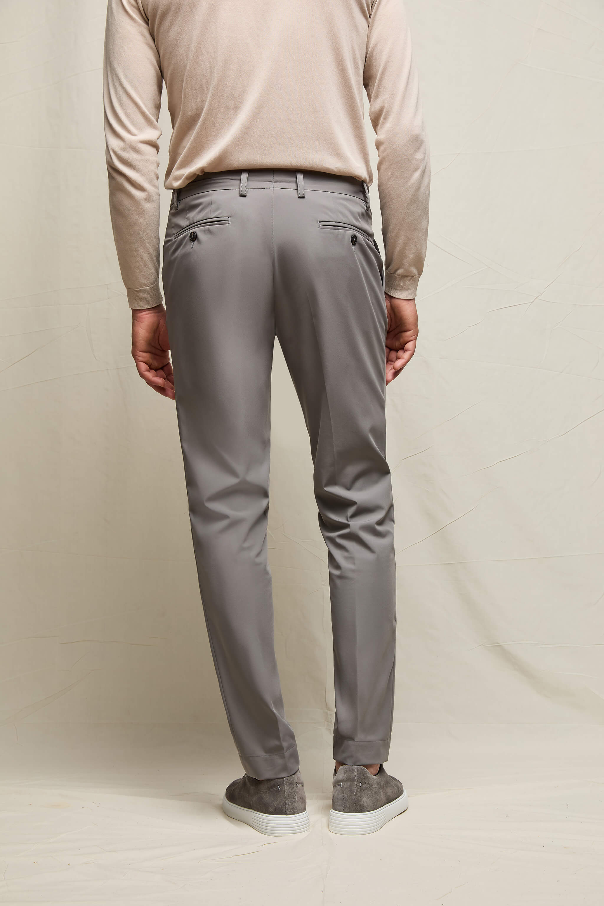 Pantalone ED tessuto tecnico grigio perla | L.B.M. 1911